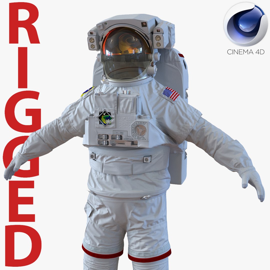 Extravehicular Mobility Unit Rigged for Cinema 4D - TurboSquid