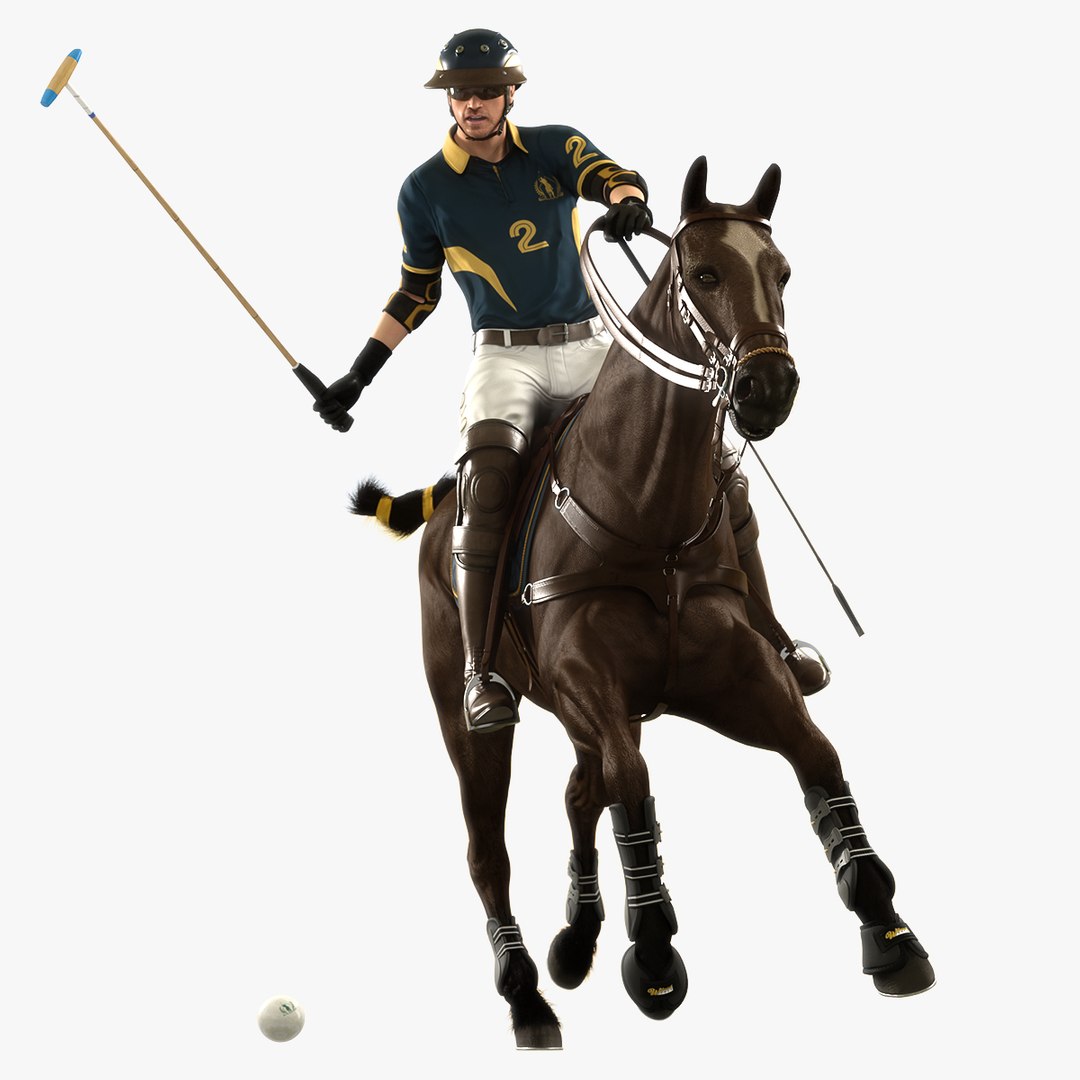 Male Polo Player Animated HQ - TurboSquid